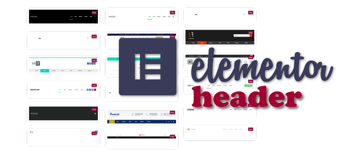 Header mit Elementor erstellen. Eine responsive shrink Kopfzeile bauen.
